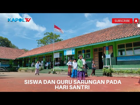 Siswa dan Guru Sarungan Saat Hari Santri | kapol.tv